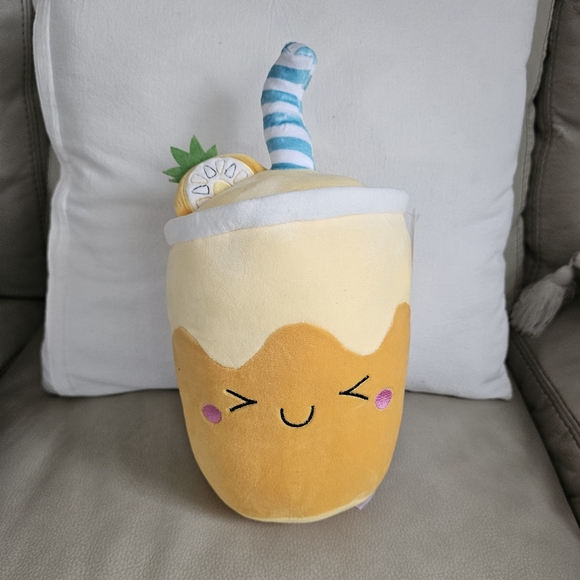 Smoochie Pals | Toys | Smiling Lemonade Plush Toy With Straw | Poshmark